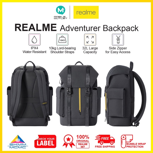 Realme Adventurer Backpack (Original Realme) | Shopee Malaysia