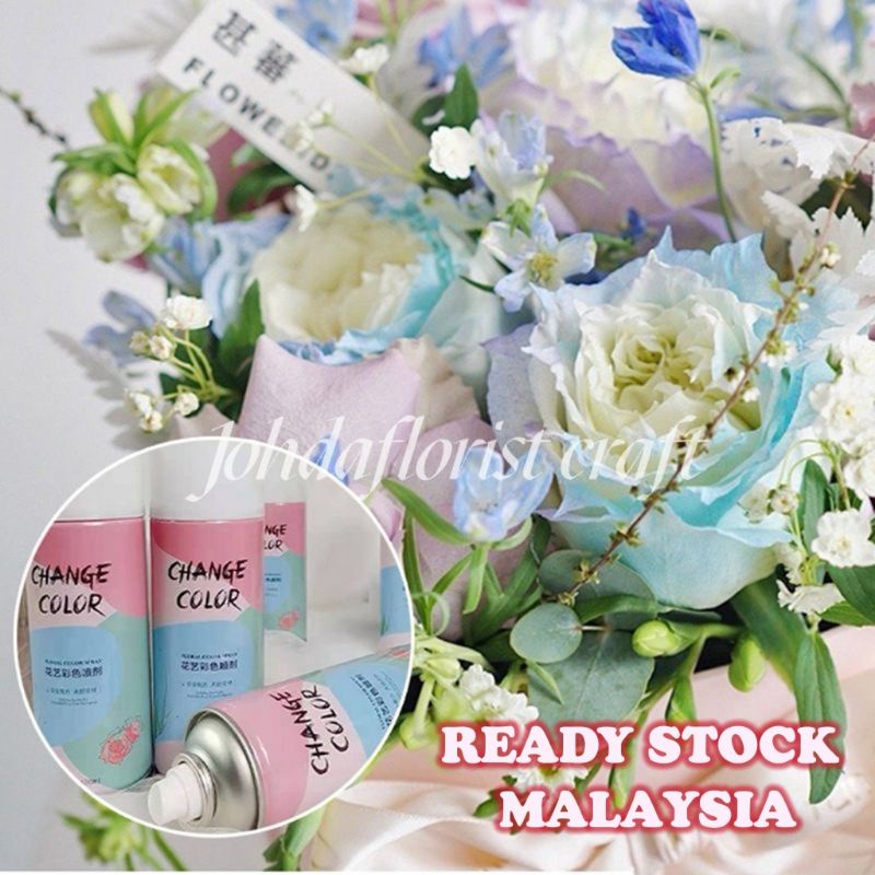 Floral Color Spray Flower Coloring Spray Pewarna Bunga 鲜花喷色剂 | Shopee ...