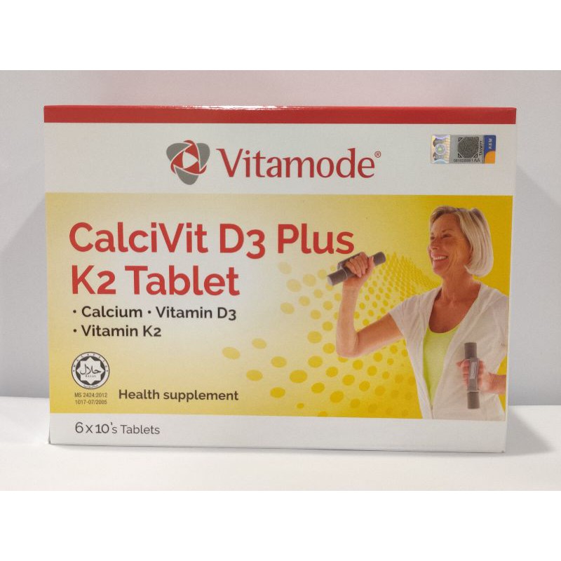 Calcivit D3 Plus K2 60 tabs Exp 06/2024 | Shopee Malaysia