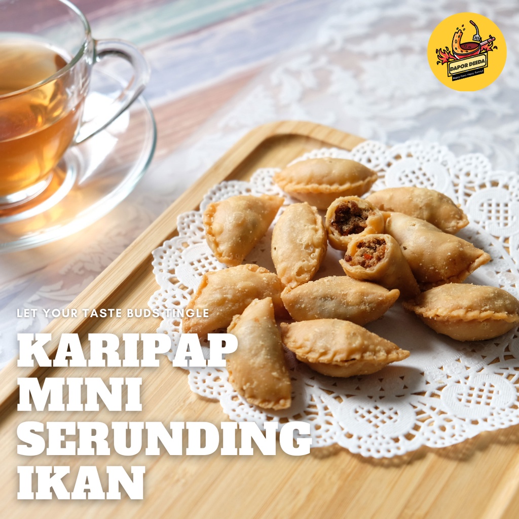 Karipap Mini Serunding Ikan | Fish Floss Mini Puff | Shopee Malaysia