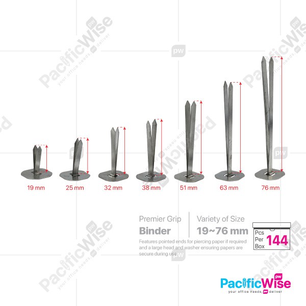 Premier Grip Binder/Paper Binder/Pengikat Kertas/Binder Accessories ...