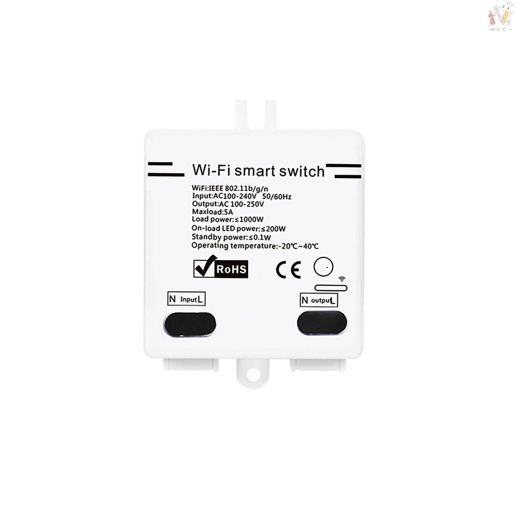 ☀RCC☀ eWeLink WI-FI Smart Switch 5A/1000W Wireless Switch with Timing ...