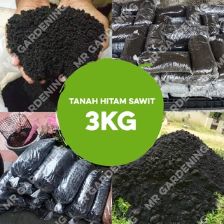 Tanah Hitam Sawit 3KG Tanah Hitam Campuran Toi Soil Pokok Bunga Organik ...