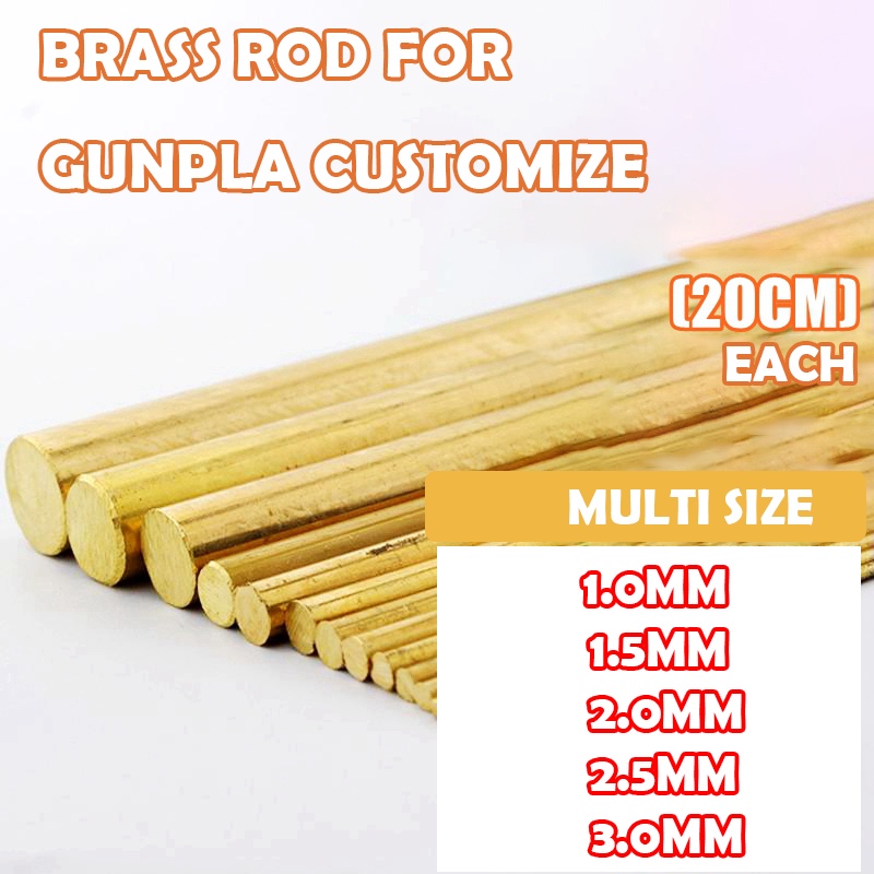 GUNDAM BRASS ROD CUSTOM GUNPLA BRAS ROD METAL ROD | Shopee Malaysia