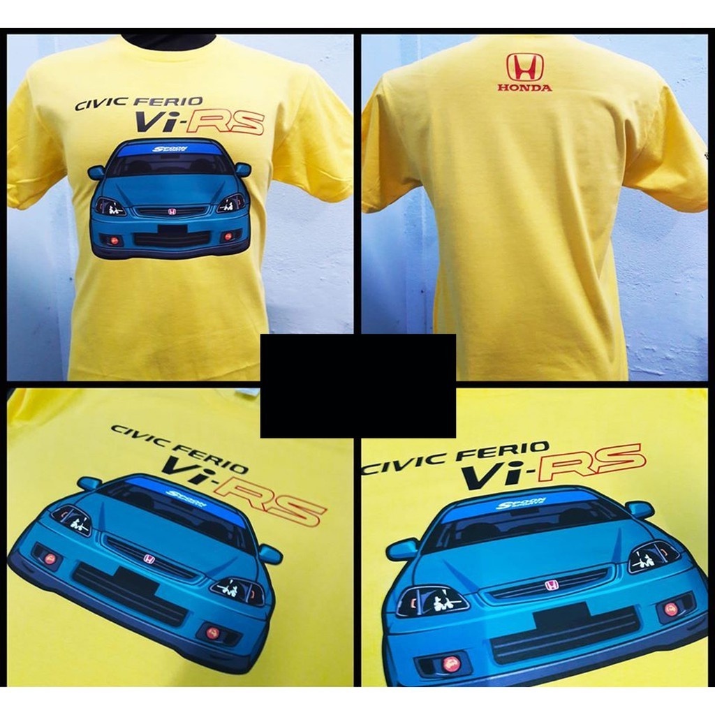 Honda Civic Ferio VIRS *D2 (Yellow Tshirt) | Shopee Malaysia