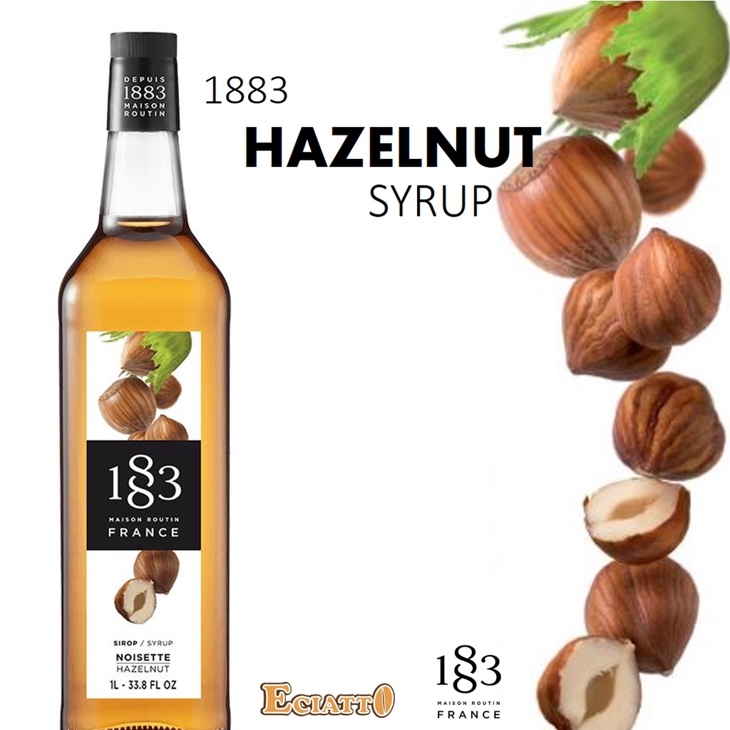 1883 MAISON ROUTIN 1883 Hazelnut Syrup Halal For Coffee Hazelnut Coffee ...