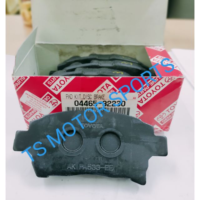 ORIGINAL TOYOTA ALTIS VIOS FRONT DISC BRAKE PAD (04465-32230) | Shopee ...