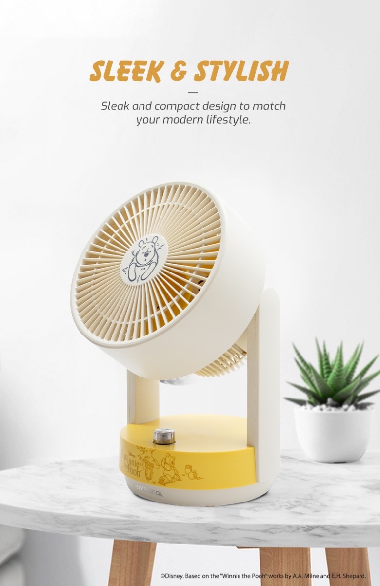 Disney x Mistral Rechargeable USB Air Cooler - Winnie the Pooh | MAC005 ...
