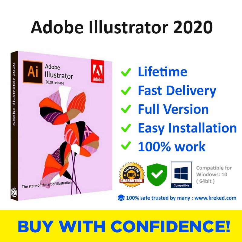 Illustrator 2020 Full Version For Windows 10 (Lifetime) | Shopee Malaysia