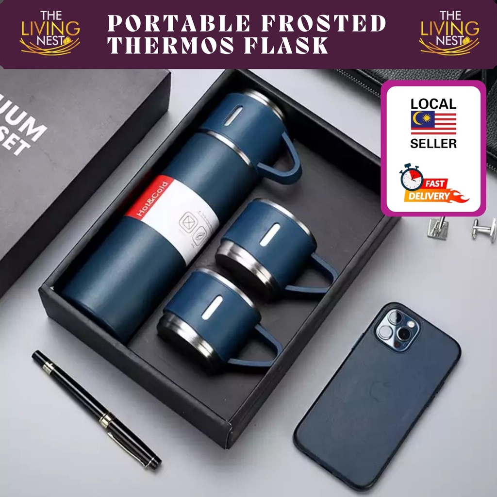 [GIFT SET] STAINLESS STEEL WATER BOTTLE/ THERMOS FLASK/ VACUUM FLASK ...