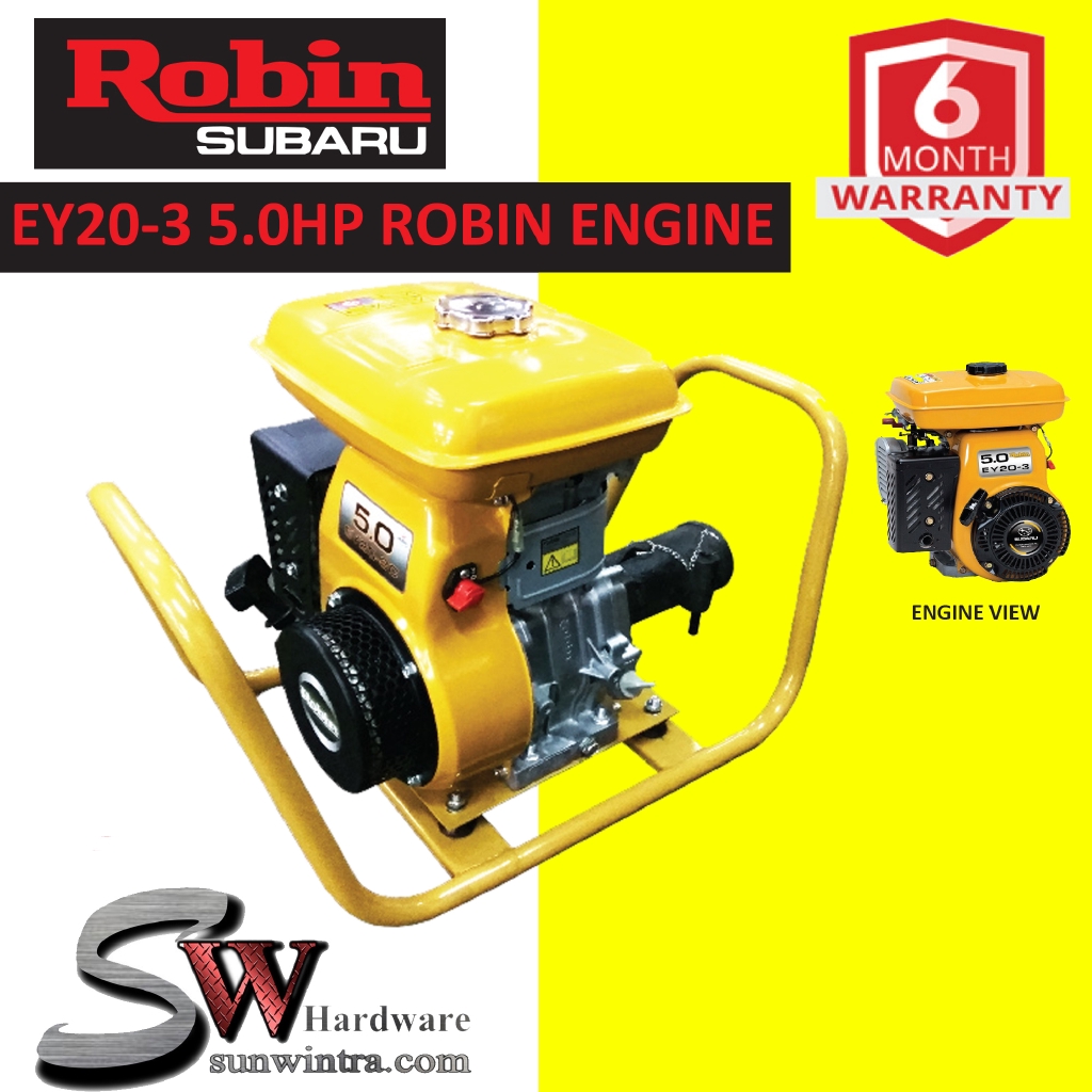 ROBIN EY20-3 5.0HP ORIGINAL ENGINE WITH FRAME | Shopee Malaysia