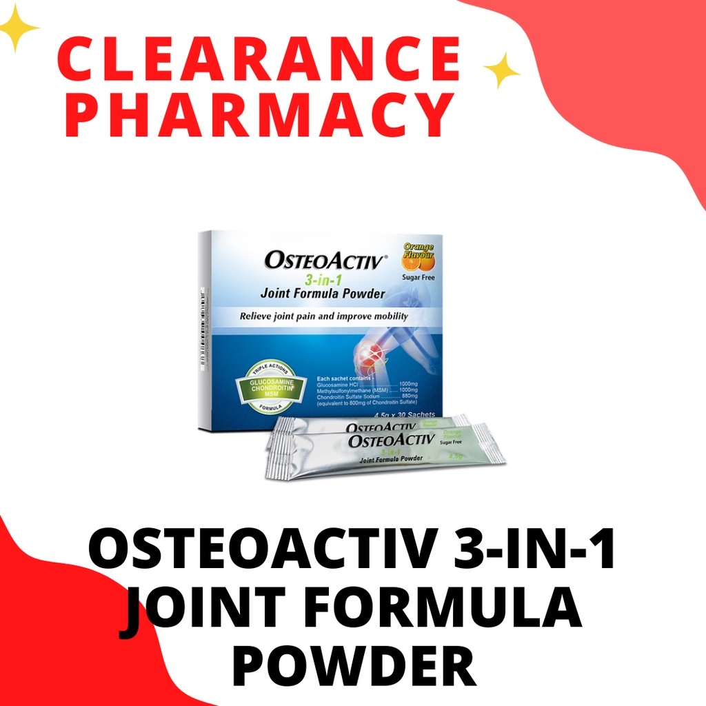 OSTEOACTIV 3-IN-1 JOINT FORMULA POWDER | Shopee Malaysia
