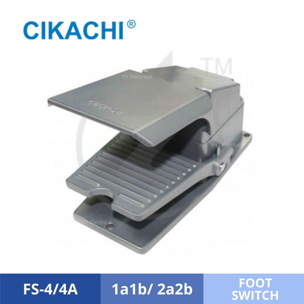 CIKACHI FOOT SWITCH FS-4 / FS-4A ( CKC ) Pedal For Machine Tools/Sewing ...