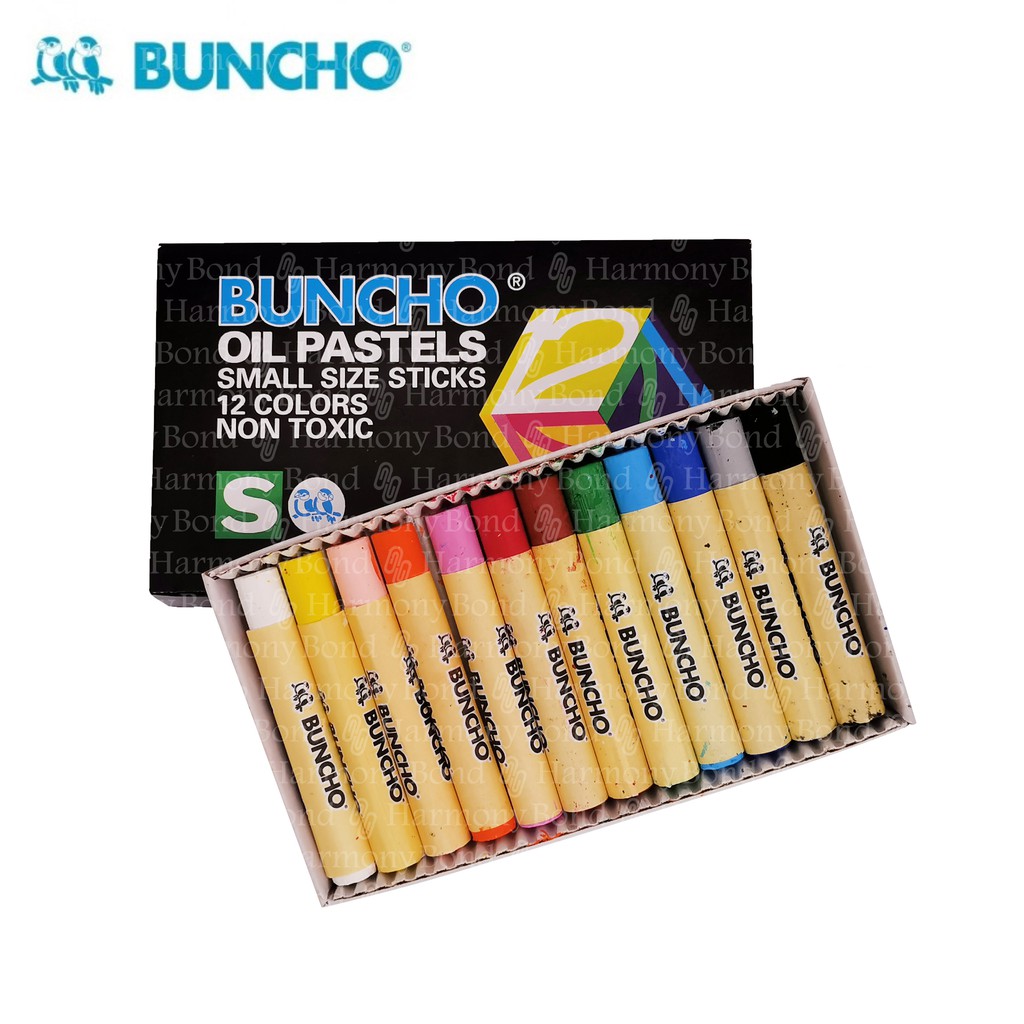 Buncho 2159/12 Oil Pastel (12 Colors) | Shopee Malaysia