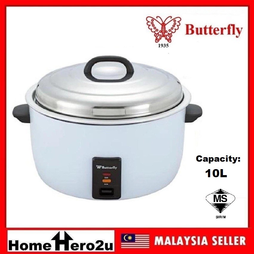 Butterfly BRC-6050 10L Commercial Electric Rice Cooker Bompani BL10LE ...