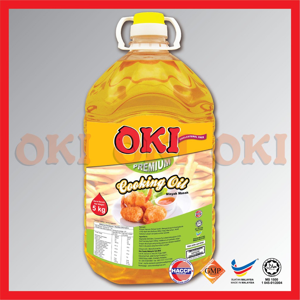 OKI Premium Cooking Oil 5kg | Shopee Malaysia