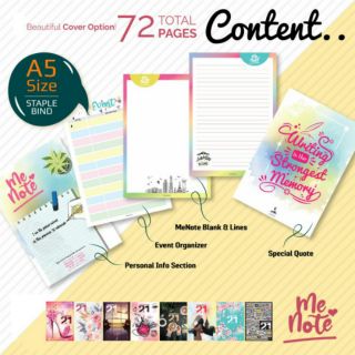 Buku Nota Cantik | Notebook | Soft Cover | Buku Catatan | Shopee Malaysia