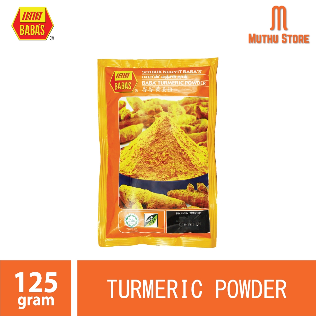 BABAS TURMERIC POWDER 125g | Shopee Malaysia