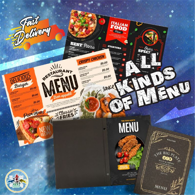 Hard Cover Menu / Restoran Menu | Shopee Malaysia
