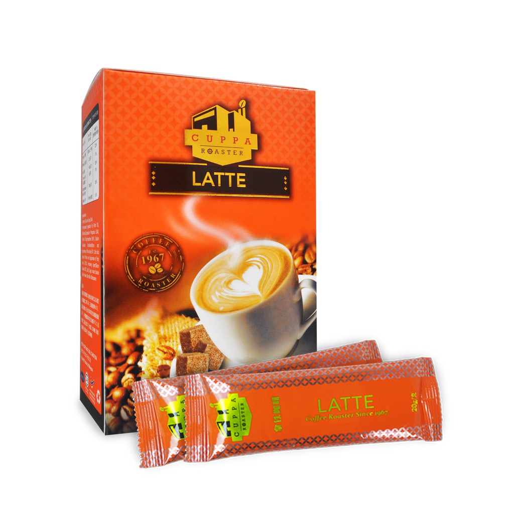 Cuppa Roaster Latte 10 Sachets Classic Aroma & Creamy Taste Instant ...