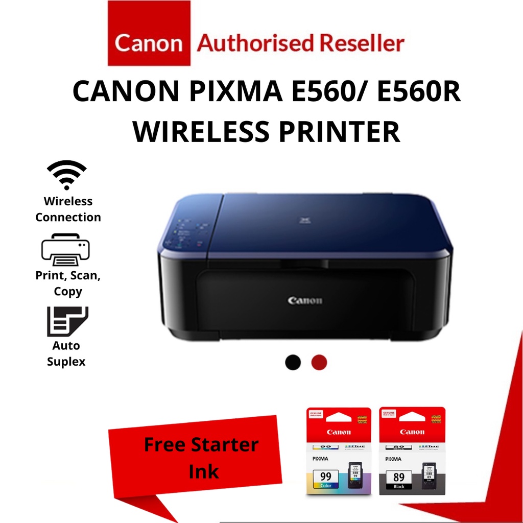 Canon PIXMA E560/E560R Ink Efficient E Series Printer | Shopee Malaysia