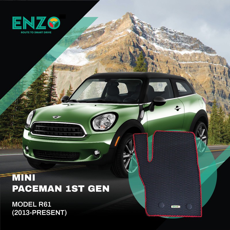 Mini Paceman 1st Gen Model R61 - Enzo Customised Car Mat | Shopee Malaysia