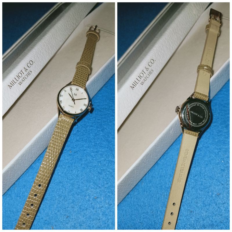 100% Original Milliot & Co. Millie Rose Gold Watch (Petite) | Shopee ...