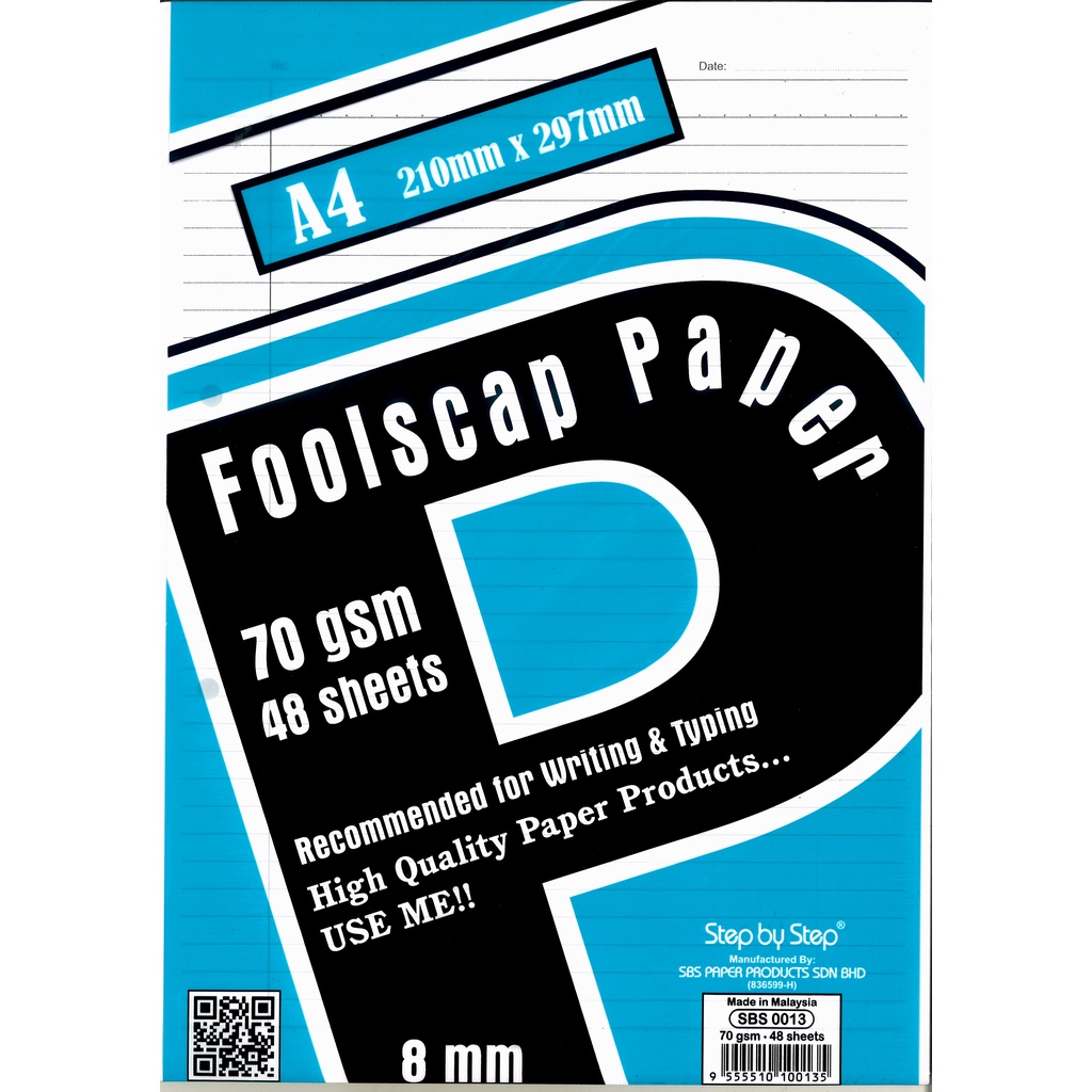 KERTAS KAJANG/FOOLSCAP PAPER | Shopee Malaysia