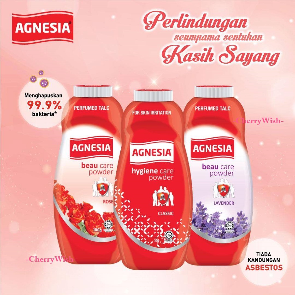 100g Agnesia Hygiene Care /Beau Care Powder for Prickly Heat & Heat ...