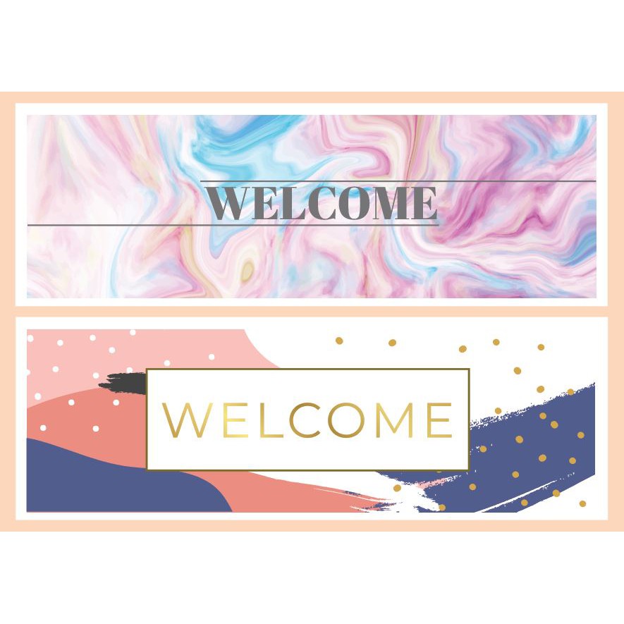 Welcome Sticker Selamat Datang Sticker 欢迎光临 Home Deco Decal Sign ...