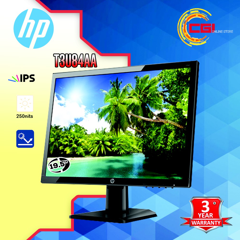 HP 20kd 19.5" IPS LED Backlit Monitor (T3U84AA) | Shopee Malaysia