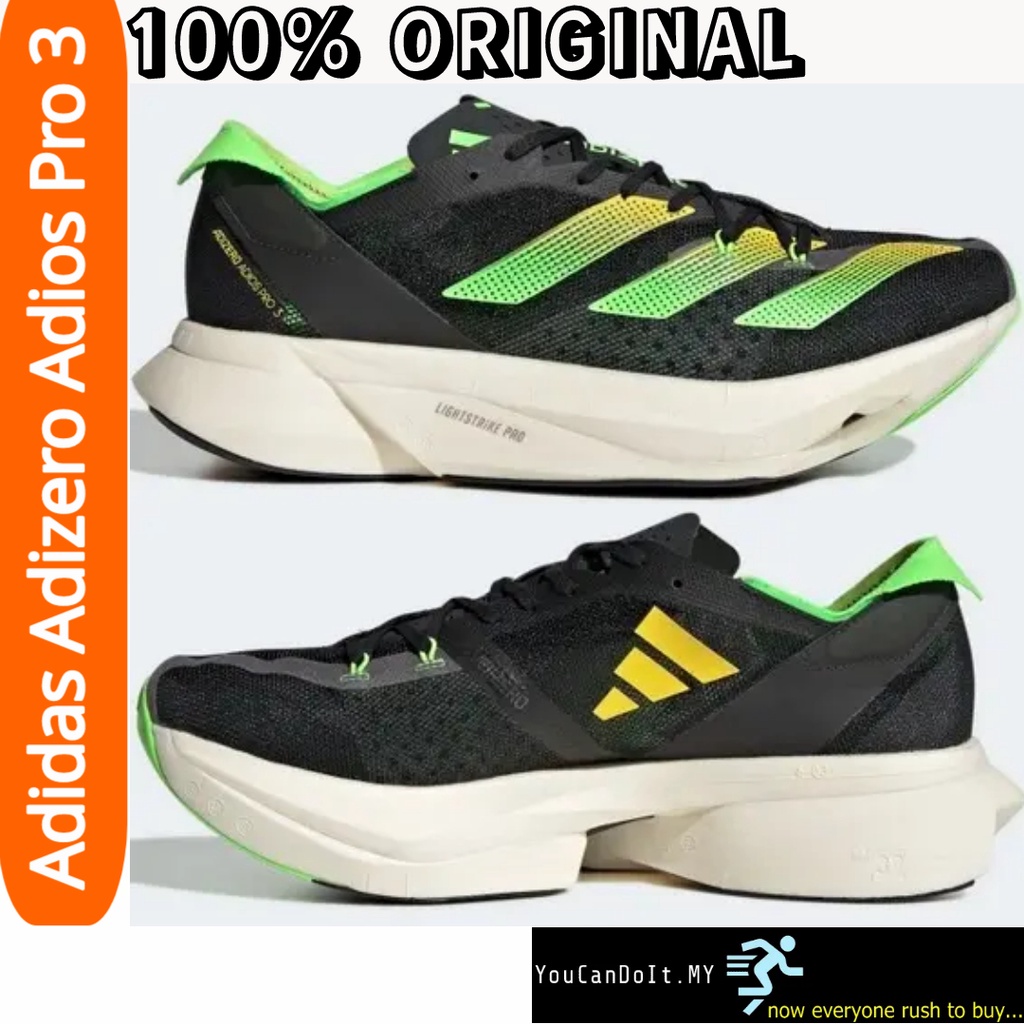 [100% Ori] Adidas Adizero Adios Pro 3 Men Top-Tier Speed Running ...