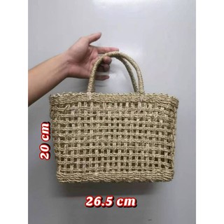 [Ready Stock] Traditional Picnic Bag Khemah 3 In 1 Jut Rattan Bag Beg ...