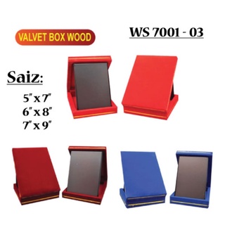 VELVET BOX WOOD/PLAK BALDU/PLAK KAYU(HARI ANUGERAH/CENDERAHATI ...