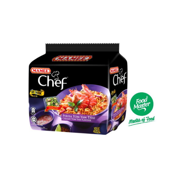 MAMEE Chef Instant Noodles ~ Creamy Tom Yum Flavour x 4 pack ( Free ...