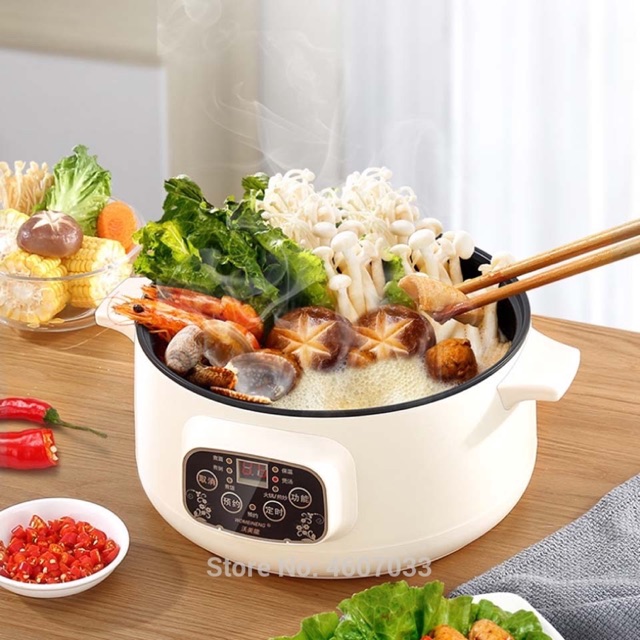 Ready Stock 22cm Multifunctional Electric Cooker Electric Cooking Pot ...