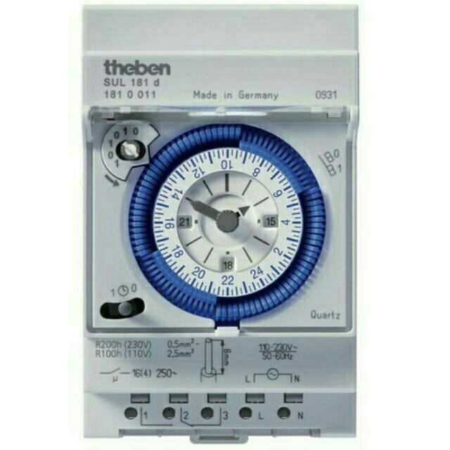 Theben Sul181d Analog Timer 24h Time Switch Shopee Malaysia