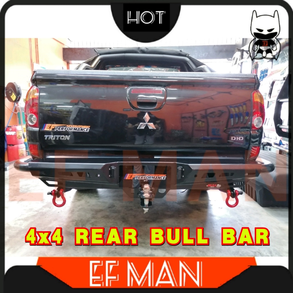 4X4 REAR BULL BAR HILUX VIGO REVO NAVARA D40 NP300 TRITON D-MAX RBT50 ...