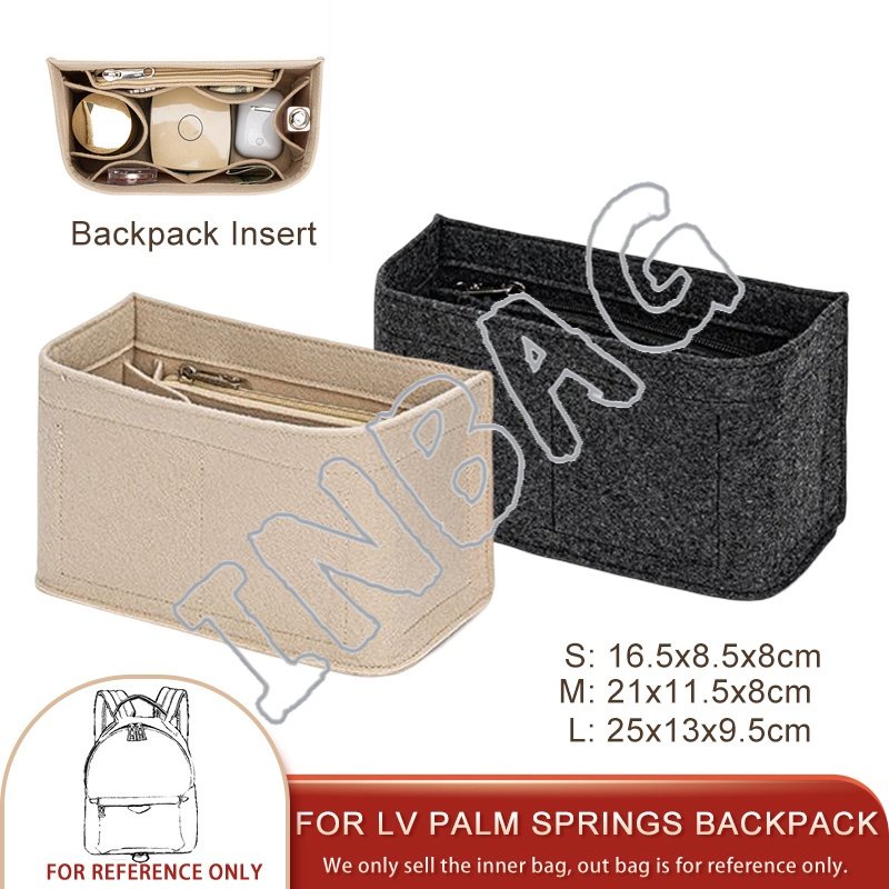 Backpack Insert Storage Bags Felt Makeup Bag Organizer Insert Bag ...