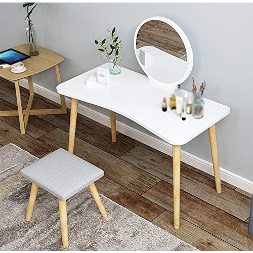 Public 80-100cm Dressing Table +/No LED Mirror Bedroom Nordic Fashion ...