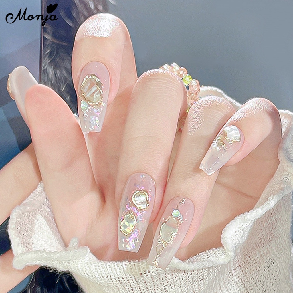 Monja 3D Fancy Irregular Mica Mixed Shell Shiny Fragments Nail Art ...