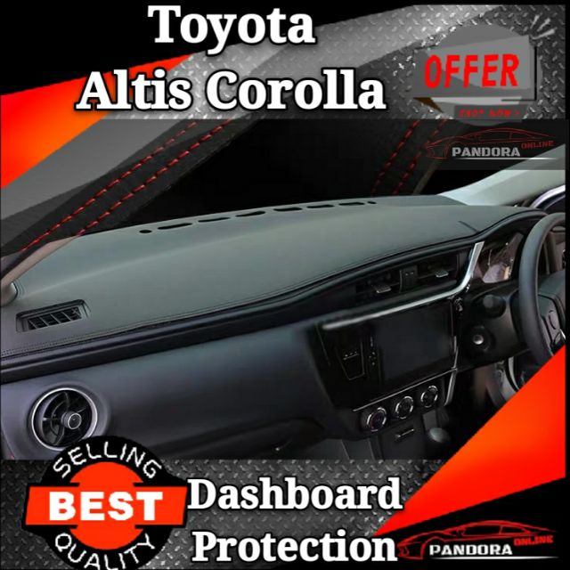 Toyota Altis Corolla Dashboard Sun Protection Mat Leather Mat Cover ...