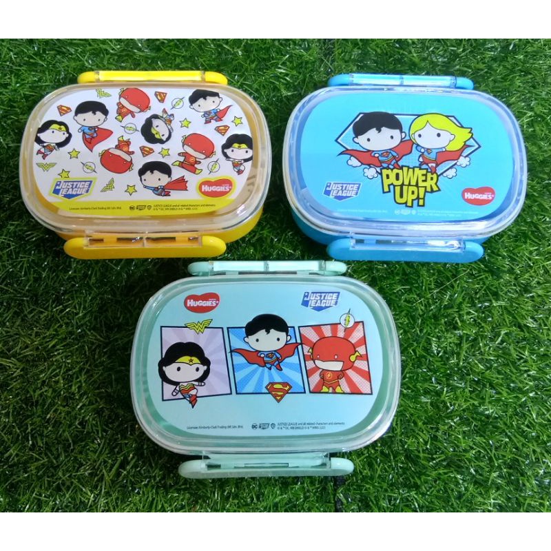 HUGGIES Justice League Superhero Kid's Mini Airtight Food Container ...