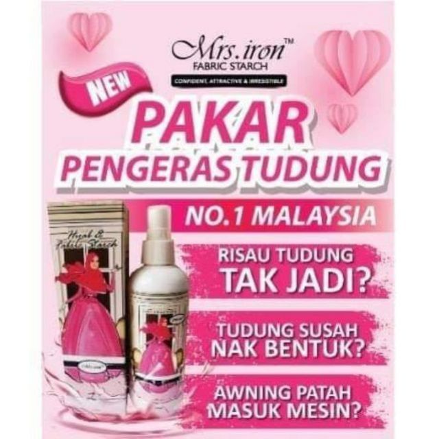 MRS IRON SPRAY PENGERAS TUDUNG - | Shopee Malaysia