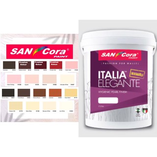 5 LITER SANCORA ITALIA ELEGANTE PREMIUM INDOOR PAINT CAT KILAT DALAM ...
