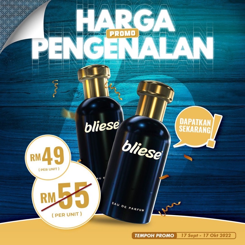 EDP Bliese Perfume Eau De Parfum 35ml LONG LASTING | Shopee Malaysia