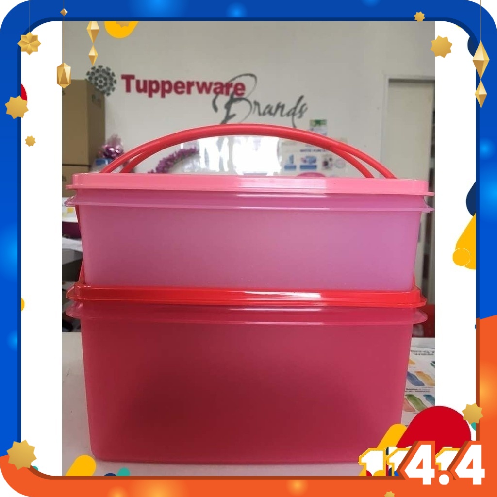 TUPPERWARE | Jumbo Goody Box with Cariolier (1) | Shopee Malaysia