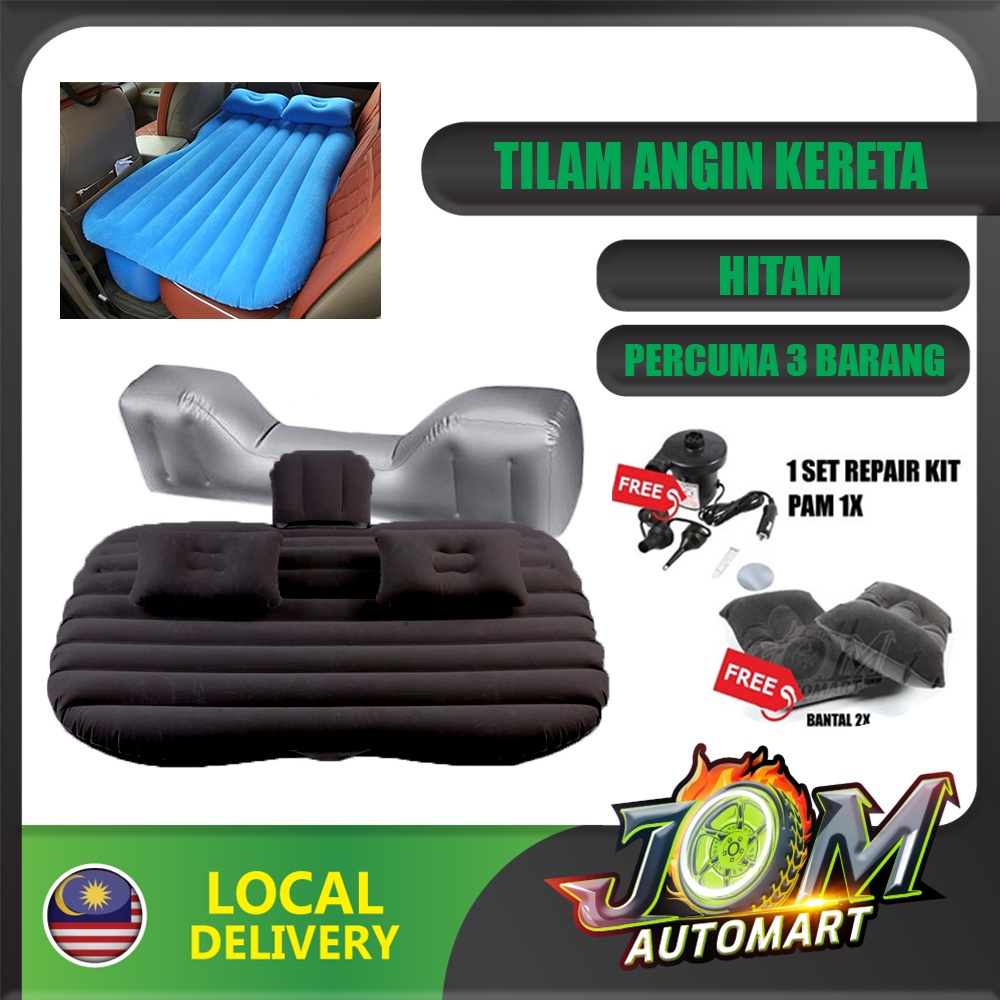 Tilam Angin Kereta / Car Inflatable Camping Air Bed Mattress HITAM ...