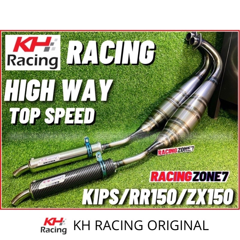 100% Original KH Racing Kawasaki RR150/ Double R Racing Exhaust/ KRZ ...