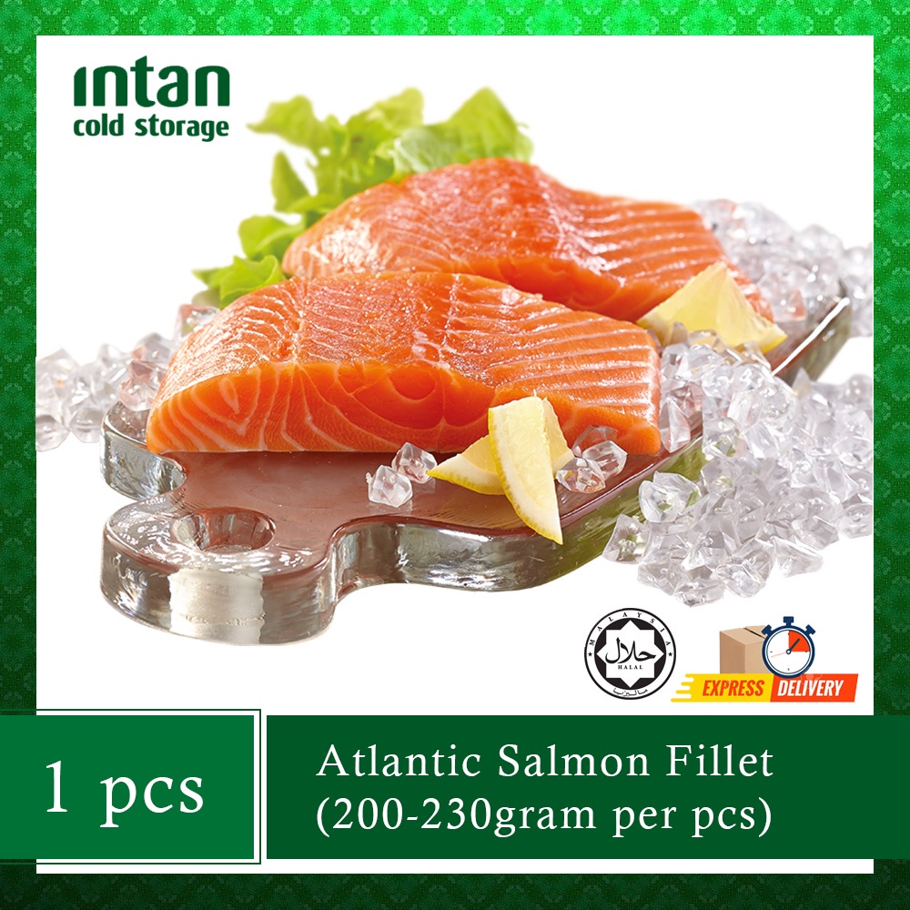 Premium Atlantic Frozen Salmon fillet ( 200-220 gram) | Shopee Malaysia